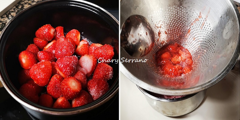 ELABORACIÓN DE COULIS DE FRESAS - Mi cocina y otras cosas - Chary Serrano